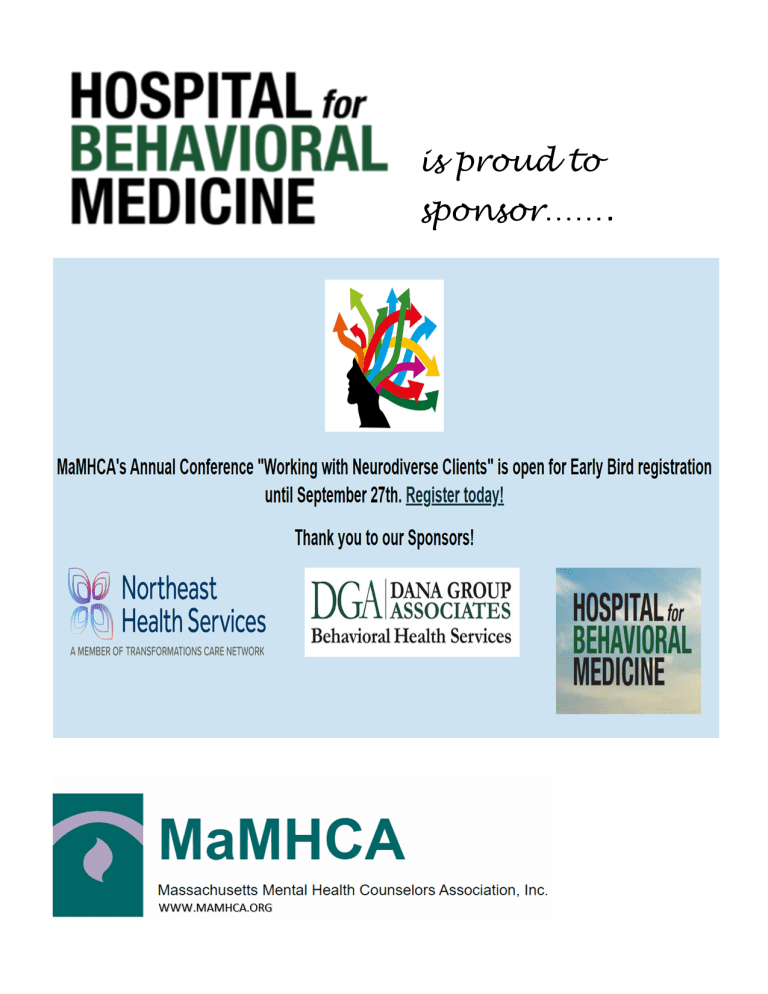 Hospital for Behavioral Medicine Supports the Ongoing Professional ...